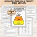 Holy Trinity Bible Coloring Wheel and Lesson for Kids, Candy Corn ...