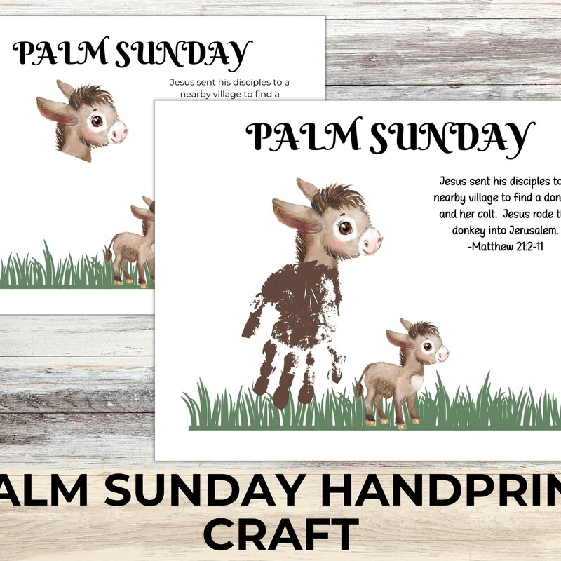 Palm Sunday Bulletin Board - Etsy