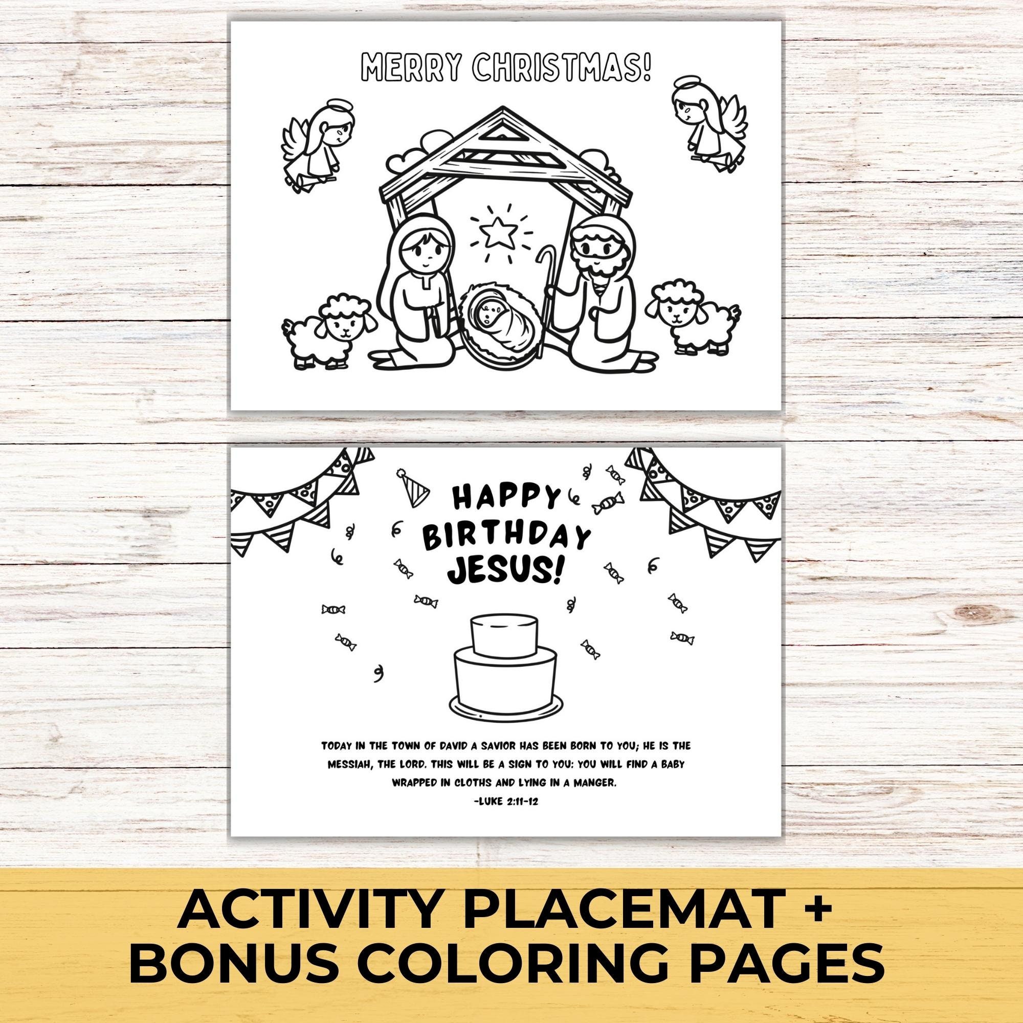 Nativity Story Bible Lesson and Coloring Bible Wheel Christmas Craft ...