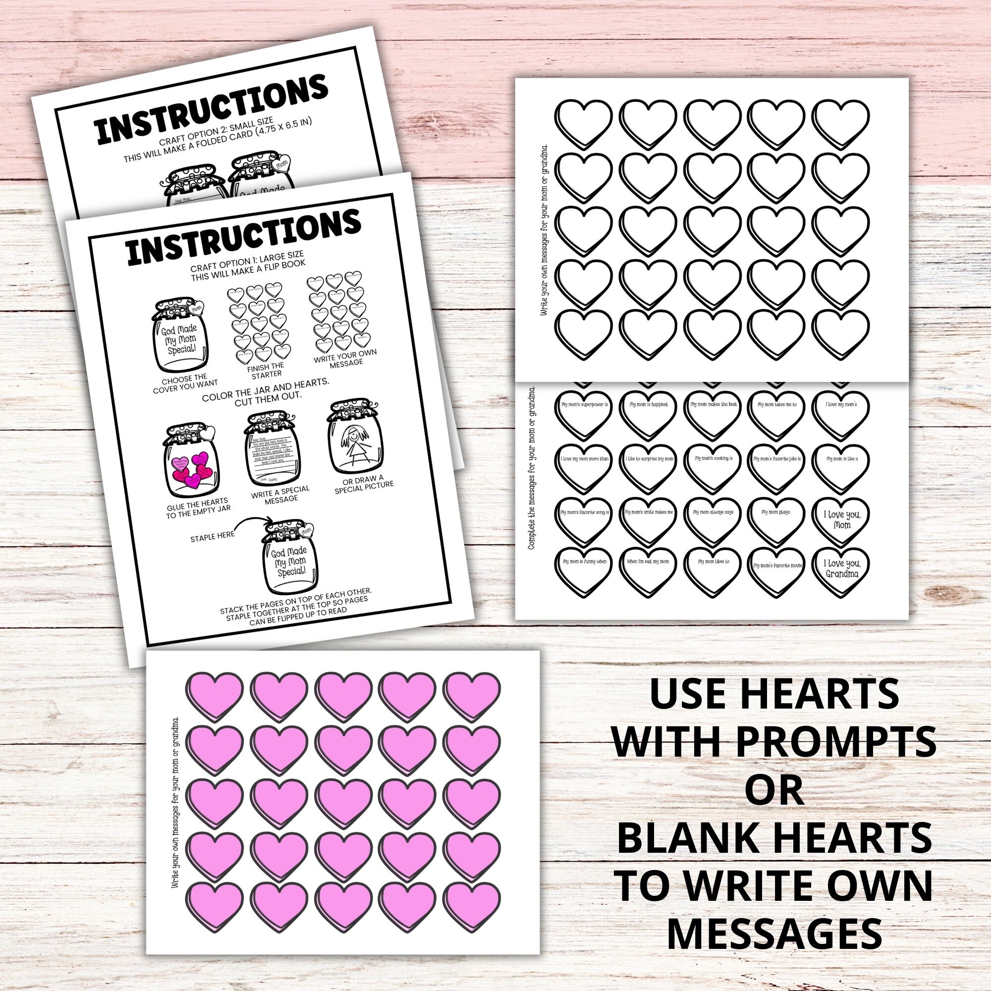 Mothers Day Bible Teaching Posters and Craft Printable, Sunday School ...