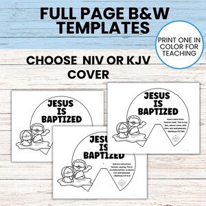 Jesus is Baptized Bible Wheel Craft, Matthew 3:1-17 Bible Coloring ...