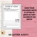 Happy Birthday Jesus Letter Activity, Kids Letter and Christian ...