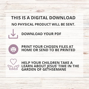 Jesus in the Garden of Gethsemane Easter Holy Week Bible School Lesson ...