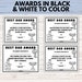 Fathers Day Best Dad Bible Awards Printable, Sunday School Kids Gift ...