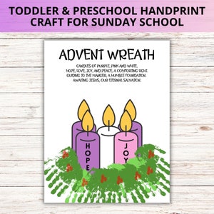 Advent Wreath Bible Lesson and Advent Coloring Bible Wheel Christmas ...