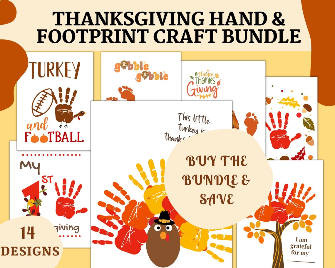 Thanksgiving Turkey Handprint Craft, Autumn Preschool and Toddler ...