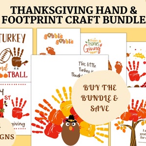 Thanksgiving Turkey Handprint Craft, Autumn Preschool and Toddler ...