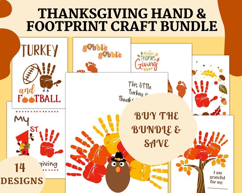 Thanksgiving Turkey Handprint Craft, Autumn Preschool and Toddler ...