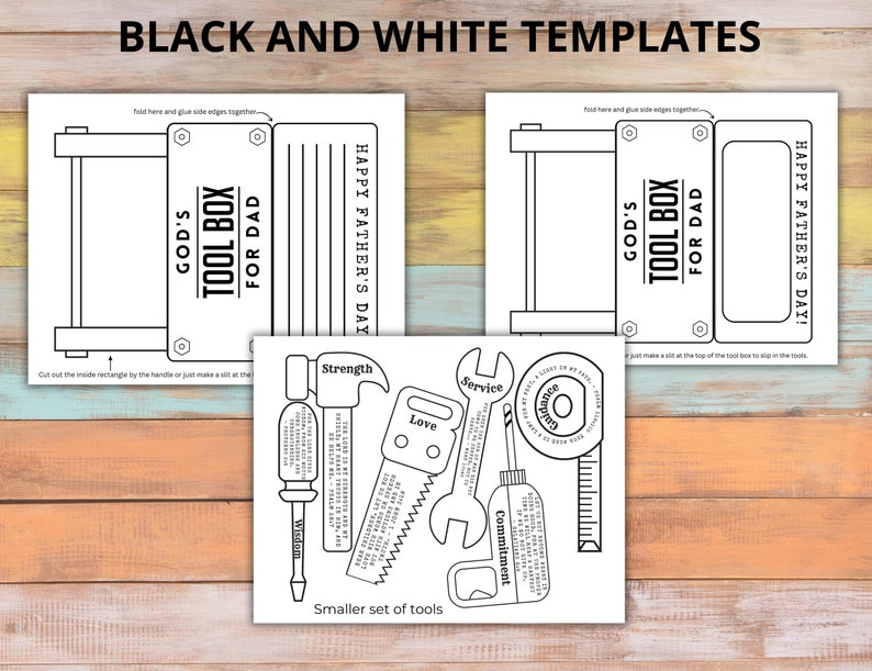 Fathers Day Bible Craft, Sunday School Bible Printable Activity ...