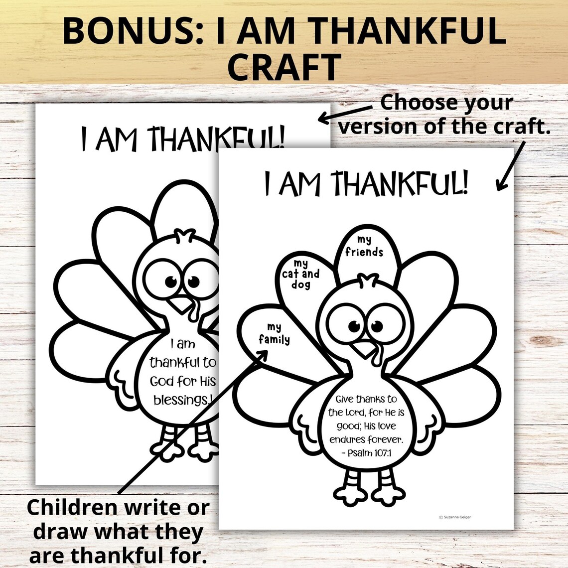 Give Thanks Thanksgiving Bible Lesson and Craft, Sunday School Bible ...