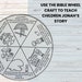 Jonah and the Whale Bible Wheel Craft, Jonah Bible Coloring Craft ...