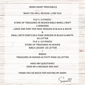 St. Patrick's Day Store up Treasures in Heaven Sunday School Bible Lesson and Bible Craft Wheel ...