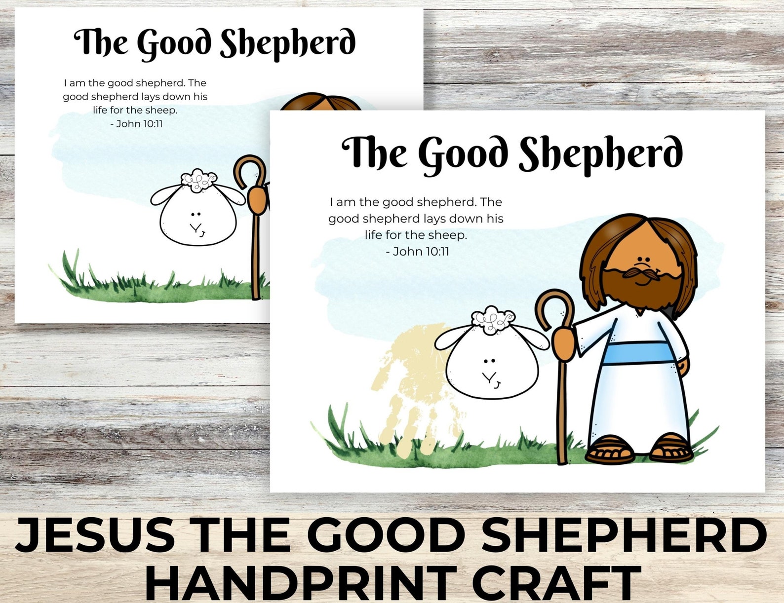 The Good Shepherd Bible Teaching Posters, John 10 Bible Wheel Craft ...