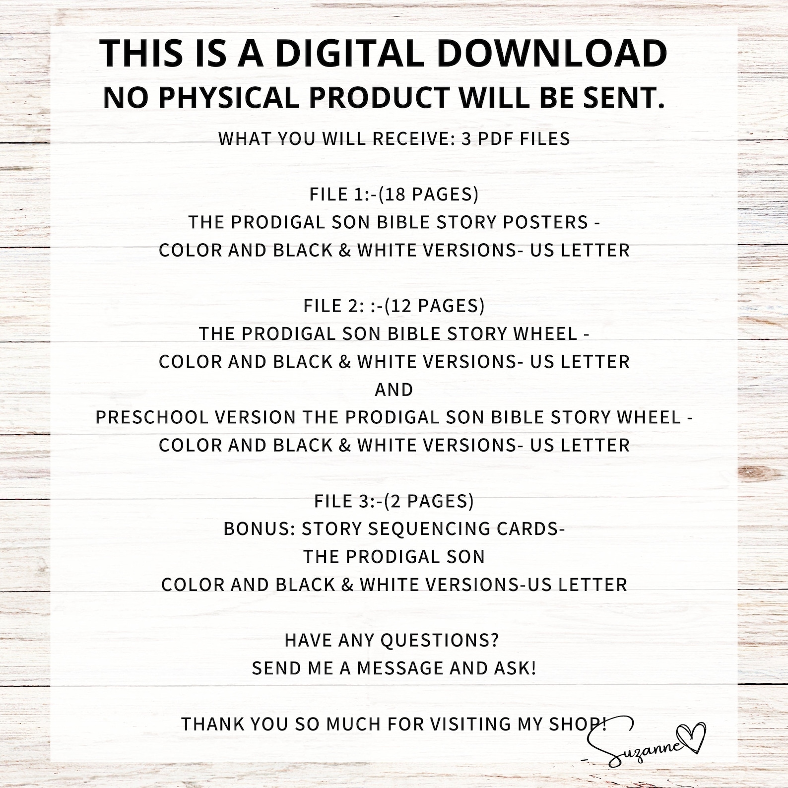 The Prodigal Son Bible Lesson Teaching Posters and Bible Wheel, Sunday ...