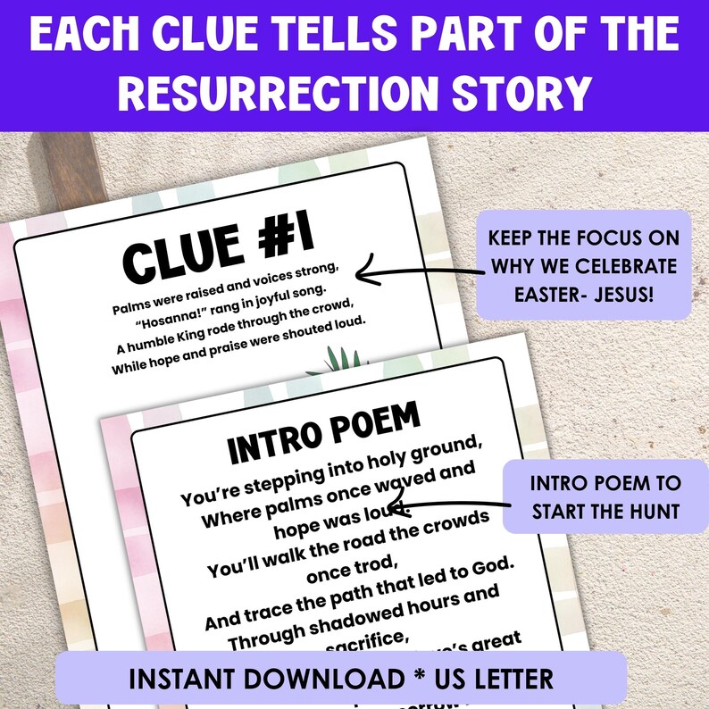 Youth Group Easter Scavenger Hunt, Holy Week Resurrection Youth ...
