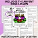 Advent Wreath Bible Lesson and Advent Coloring Bible Wheel Christmas ...
