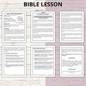 40 Days of Lent Calendar Activities Bundle for Kids, Lent Lesson for ...