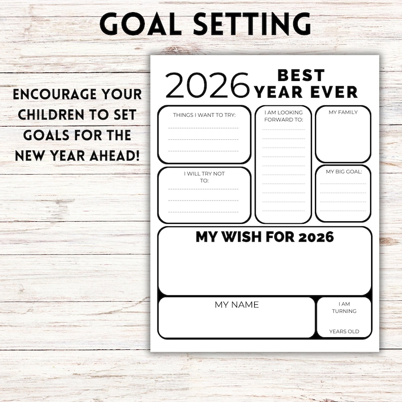 2026 New Year Time Capsule Reflection and Goal Setting Bundle, 2025 ...