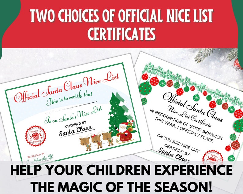 Editable Letter From Santa, Printable Official Santa Letter, Notes From ...