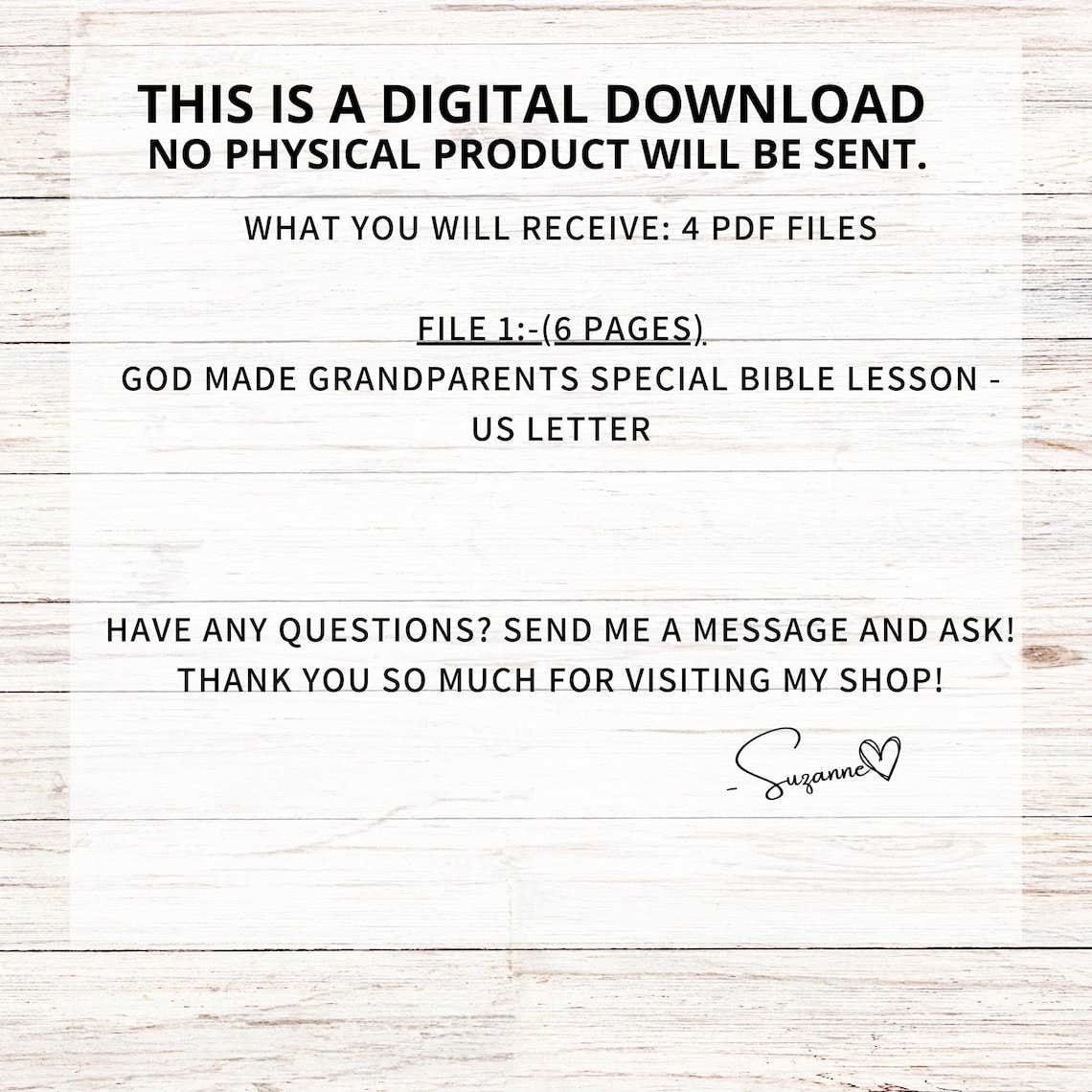 Grandparents Day Sunday School Bible Lesson, Bible Lesson and Printable ...