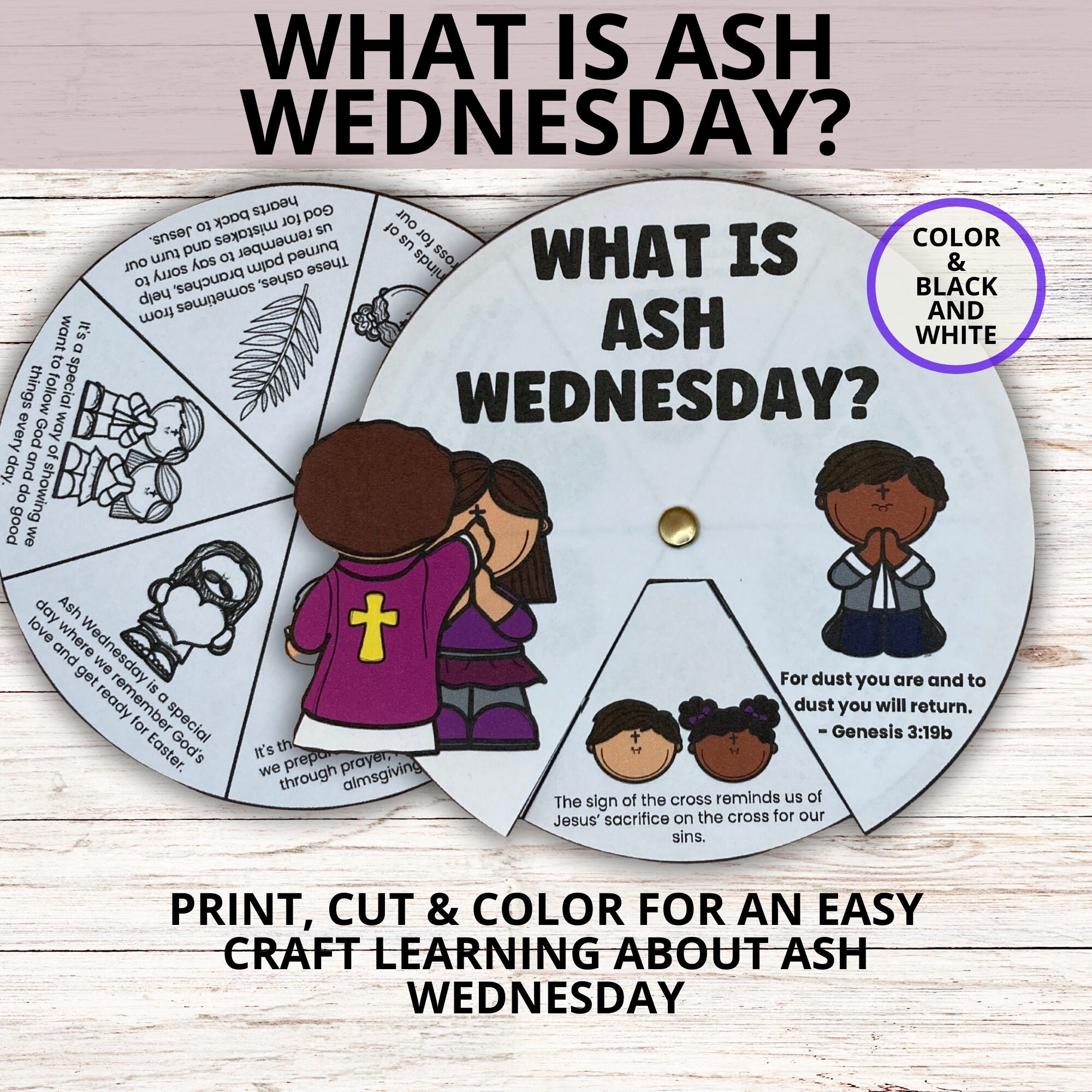 40 Days of Lent Calendar Activities Bundle for Kids, Lent Lesson for ...