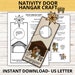 Nativity Story Bible Lesson and Coloring Bible Wheel Christmas Craft ...