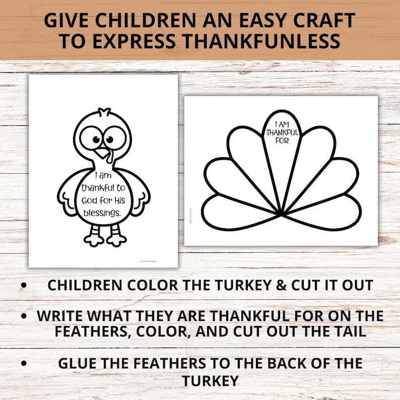 Give Thanks Thanksgiving Sunday School Lesson for Kids Bundle, Thankful ...