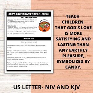 Christian Halloween Bible Lesson and Craft Activity Bundle, Sunday ...