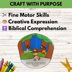 Jesus in the Garden Bible Craft Activity, Garden of Gethsemane Easter ...
