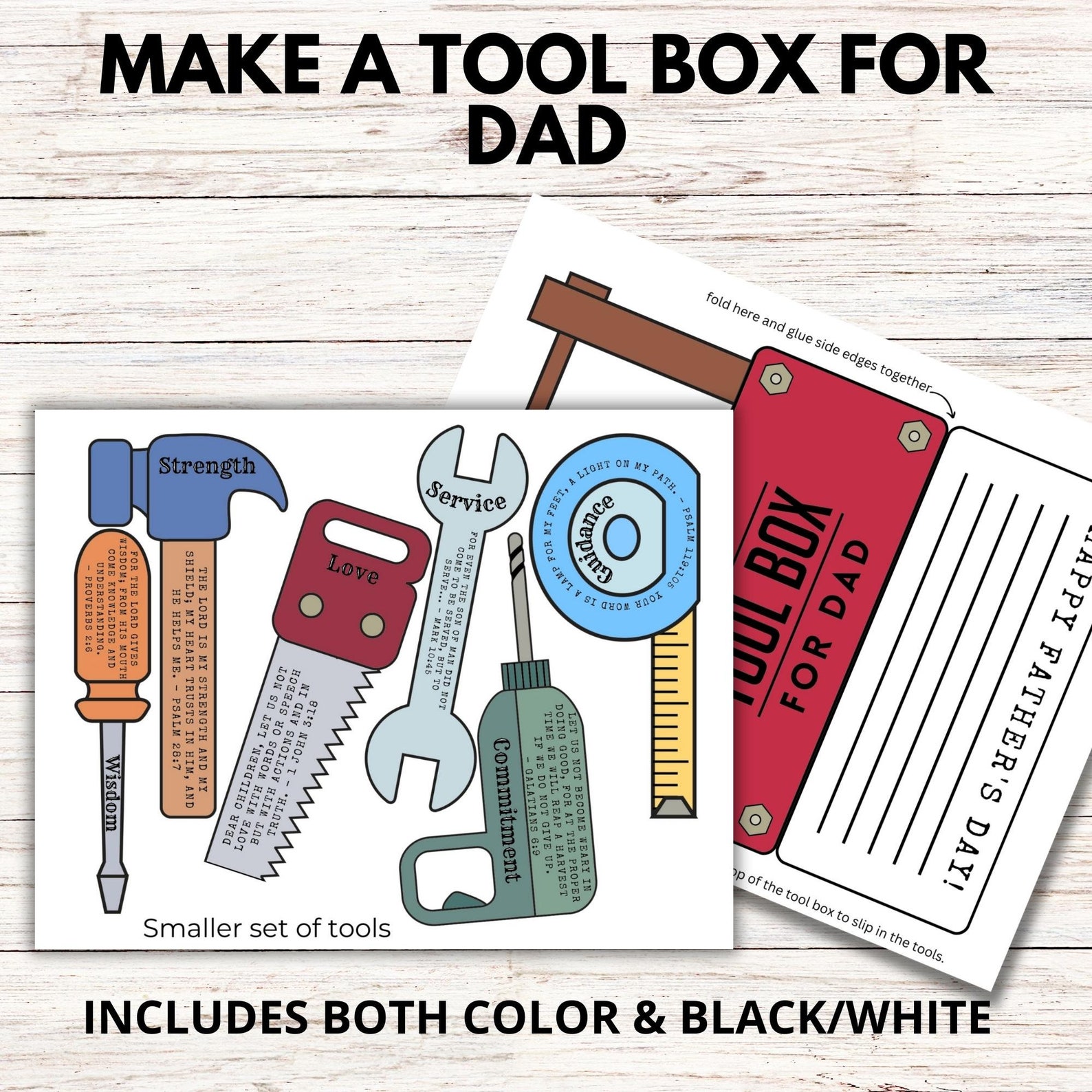 Fathers Day Bible Lesson and Craft Bundle, Sunday School Bible ...
