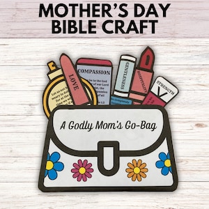 Mothers Day Bible Lesson and Craft Bundle, Sunday School Mothers Day ...