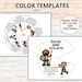 David and Goliath Bible Spinner Wheel Sunday School Craft Printable ...