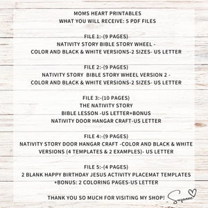 Nativity Story Bible Lesson and Coloring Bible Wheel Christmas Craft ...