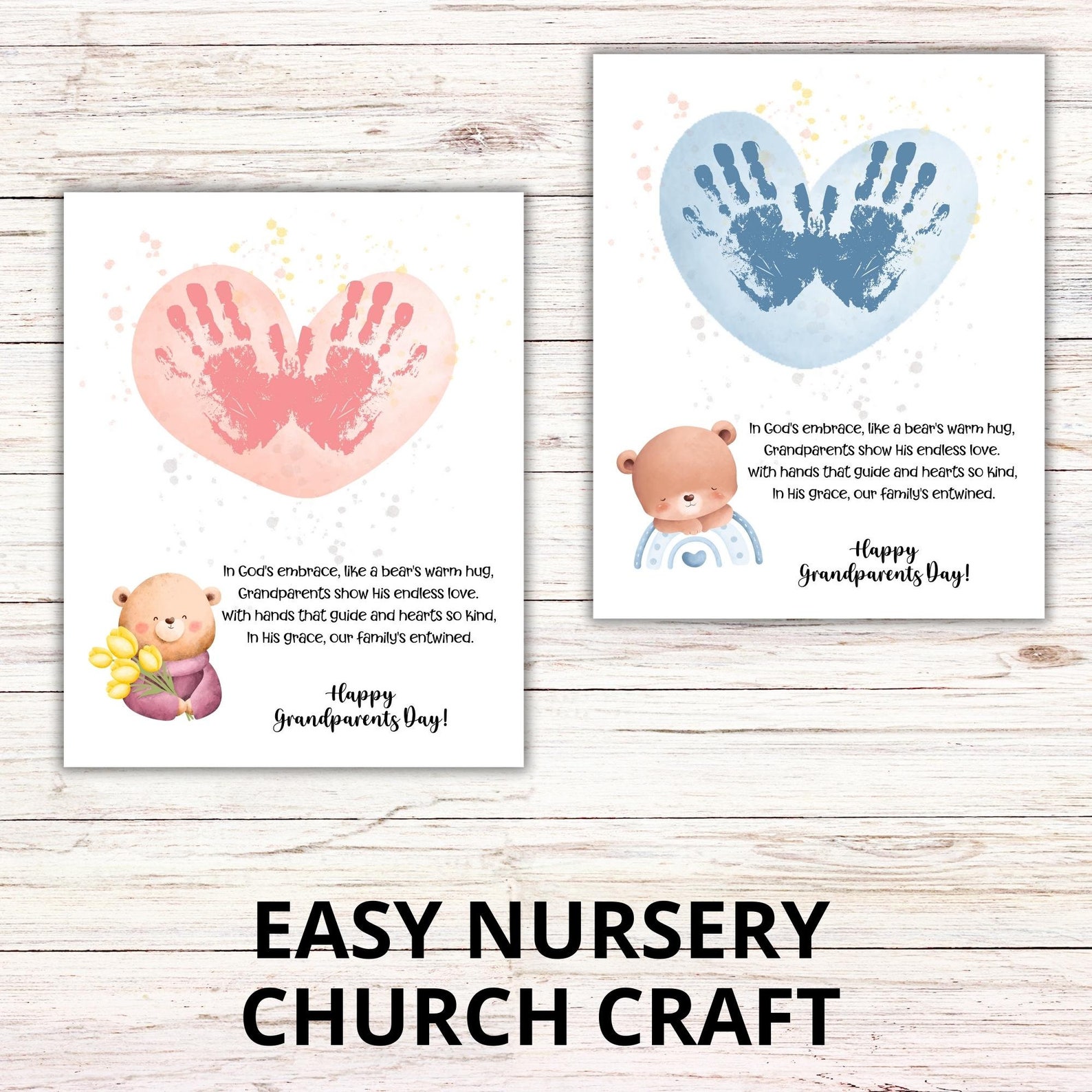 Grandparents Day Sunday School Printable Bundle, Grandparents Bible ...
