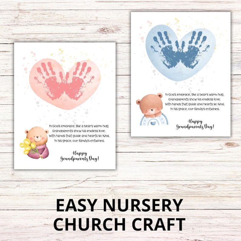 Grandparents Day Sunday School Printable Bundle, Grandparents Bible ...