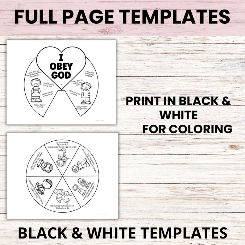 I Obey God Bible Wheel Craft Lesson, Obey God Bible Lesson Craft for ...