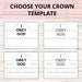 I Obey God Bible Crown Craft Activity Printable, Sunday School Bible ...