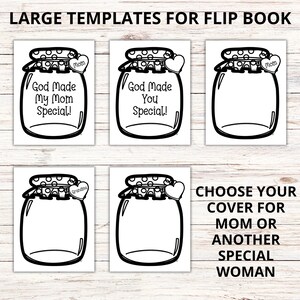 Mothers Day Bible Craft, God Made Mom Special Mason Jar Sunday School ...