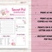 Secret Pal Questionnaire, Valentine's Day Secret Valentine Printable ...