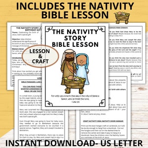 Nativity Story Bible Lesson and Coloring Bible Wheel Christmas Craft ...