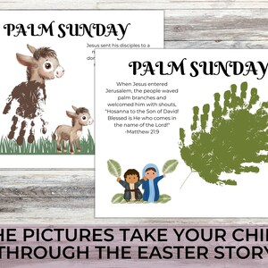 Holy Week Handprint Craft Activity, Easter Sunday School Toddler ...