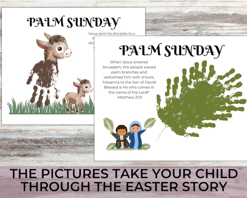 Holy Week Handprint Craft Activity, Easter Sunday School Toddler ...