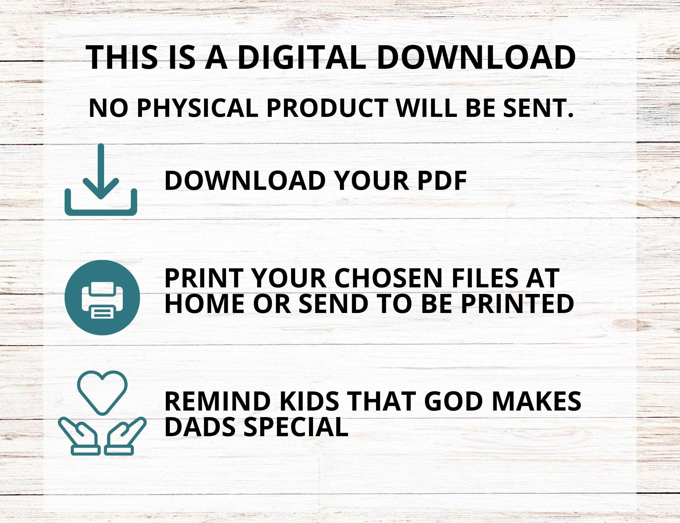 Fathers Day Bible Lesson Teaching Posters and Craft, Dads of the Bible ...