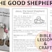 The Good Shepherd Bible Teaching Posters, John 10 Bible Wheel Craft ...