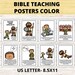 David and Goliath Bible Lesson Teaching Posters and Bible Wheel Craft ...