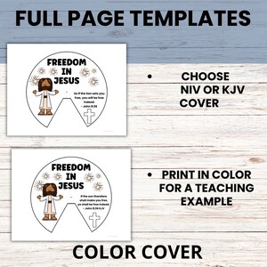 July 4th Bible Wheel Craft Lesson, Freedom in Jesus 4th of July Bible ...