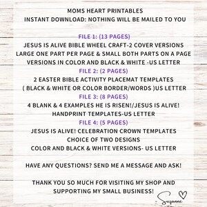 Jesus is Alive Easter Sunday Bible Story Craft Bundle, Easter Sunday ...