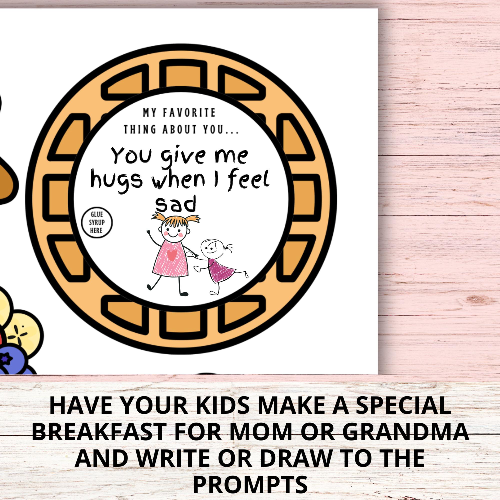 Mothers Day Bible Craft, Sunday School Breakfast for Mom Printable ...