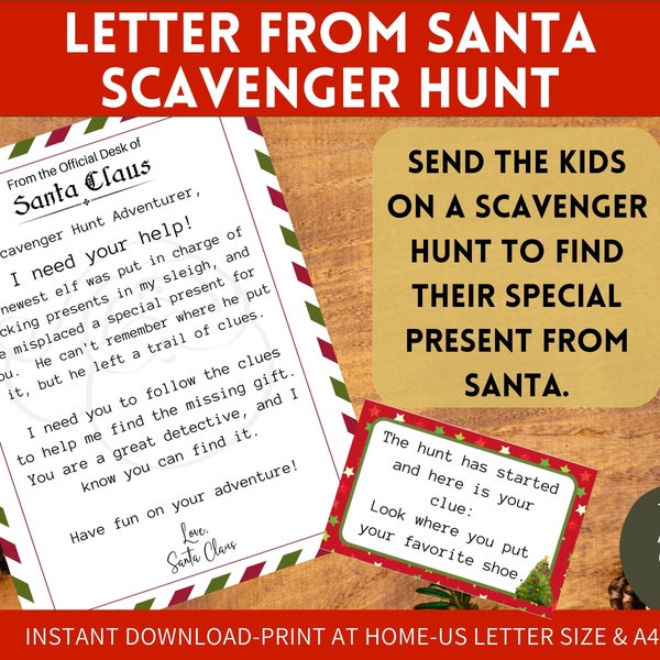 Christmas Scavenger Hunt - Etsy
