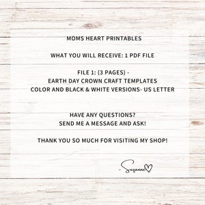 Earth Day Crown Craft Activity Printable, Celebrate Earth Day Craft ...